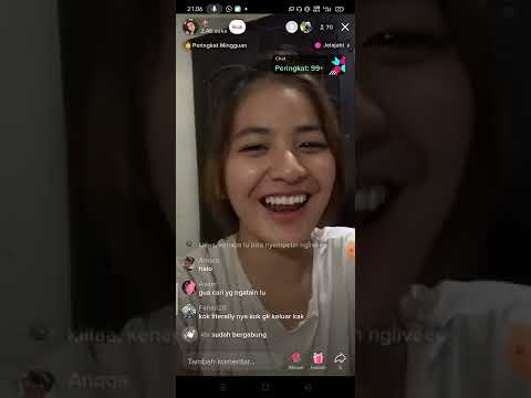 cewek imut live Tik tok #1