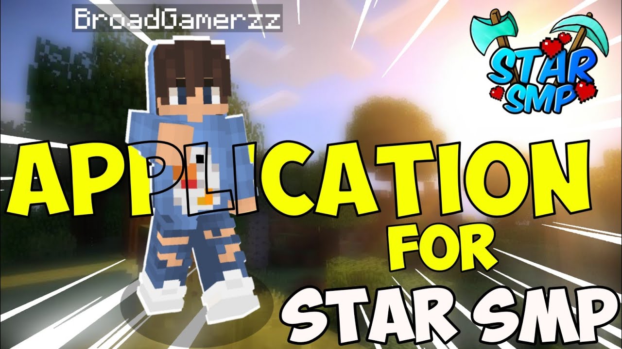 Application for STAR SMP @ROYSTARFAMILY - YouTube