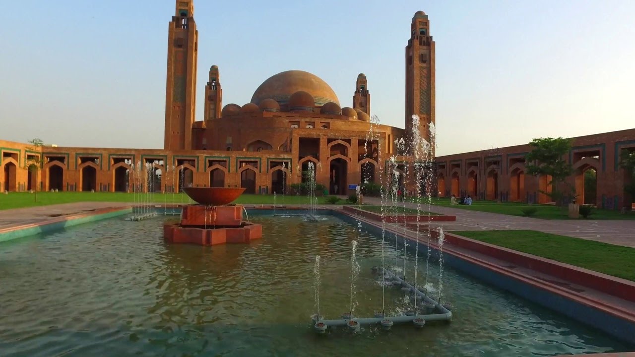 Grand Jamia Mosque - Bahria Town, Lahore, Pakistan - YouTube