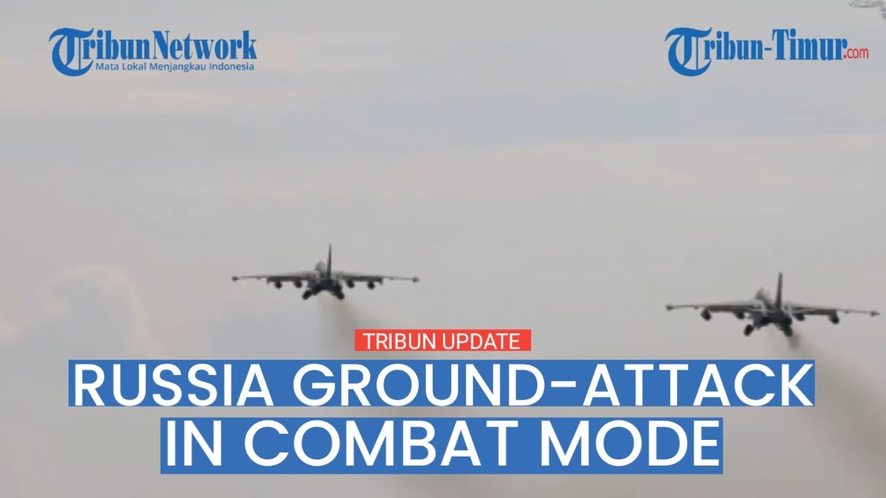 🔴 Combat pair: Russia Su-25 ground-attack aircraft launch missile ...