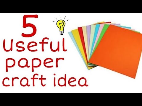 TOP 10 EASY PAPER CRAFT IDEA. EASY ART AND CRAFT WORK BY 5 MINUTE ...