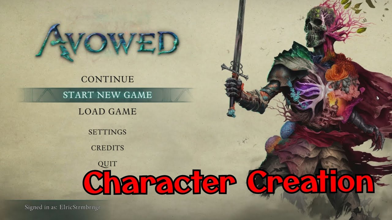 Avowed Let's Play: Character Creation - YouTube