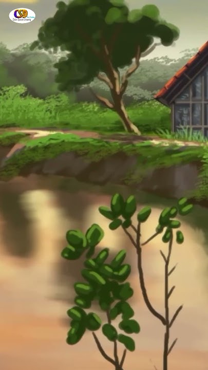 DIGITAL PAINTING /LANDSCAPE/adobe photoshop Tutorial/sunset shorts. # ...