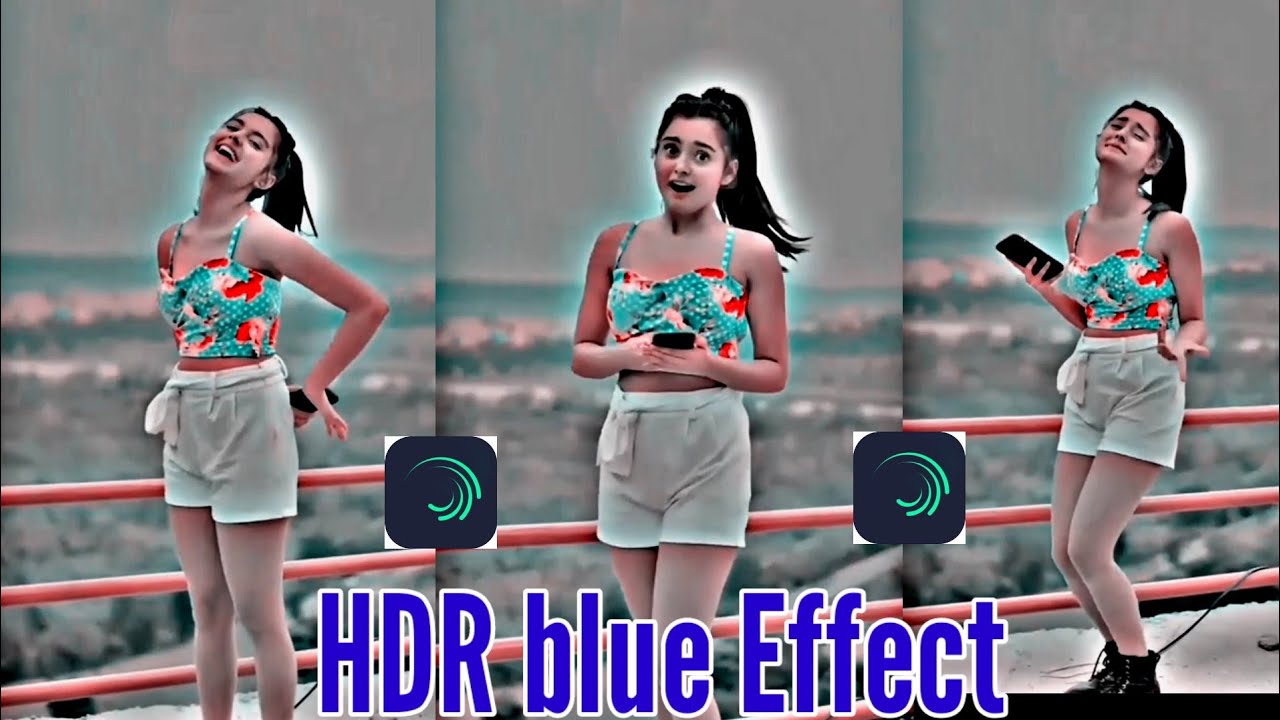 New Alight Motion HDR Blue Effect New Trending Effect In Alight Motion ...