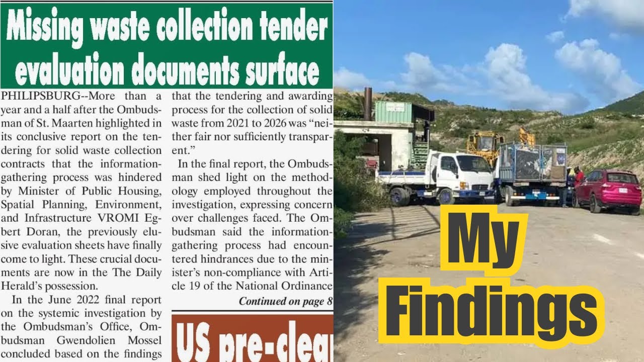 My findings in the garbage collection tender - YouTube