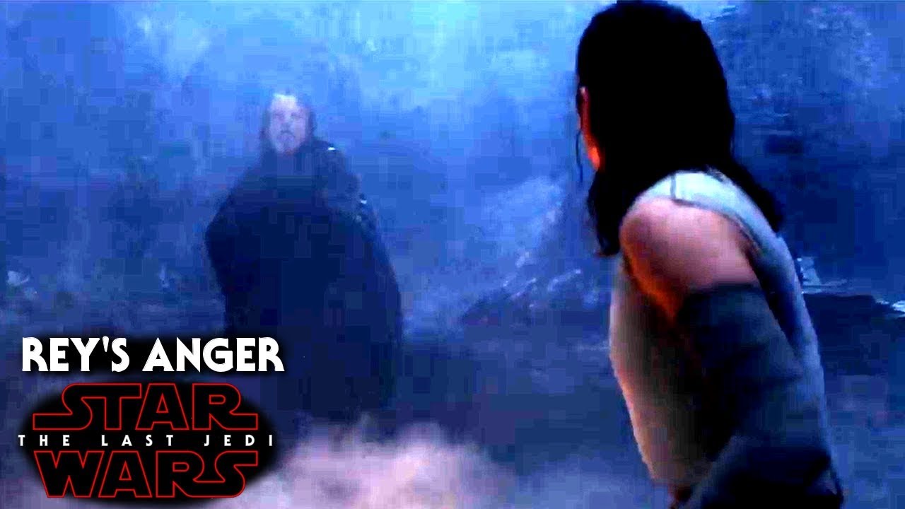 Star Wars The Last Jedi Trailer - Rey's Anger To Luke & More! - YouTube