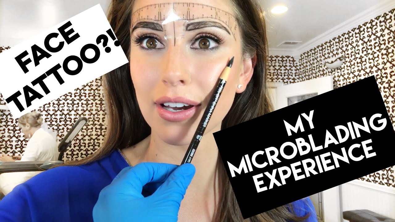 I TATTOD MY FACE! | MY MICRO BLADING EXPERIENCE AT SHEILA BELLA - YouTube