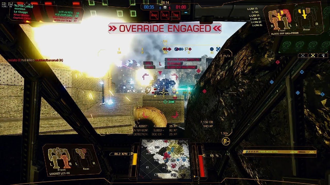 Mech record! 920 damage in my Locust LCT-1V | MechWarrior Online - YouTube