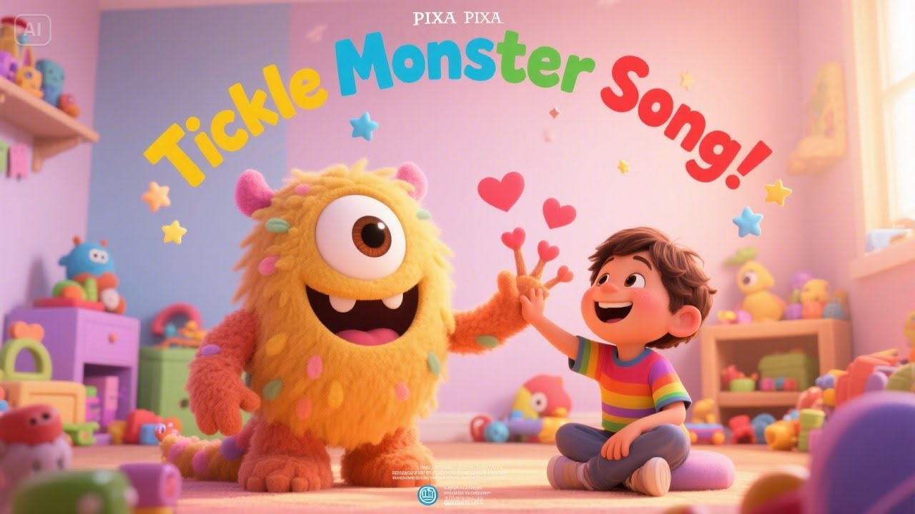 The Tickle Monster Song 😂👣🎵 | Laugh, Wiggle & Sing with Silly Tickle ...