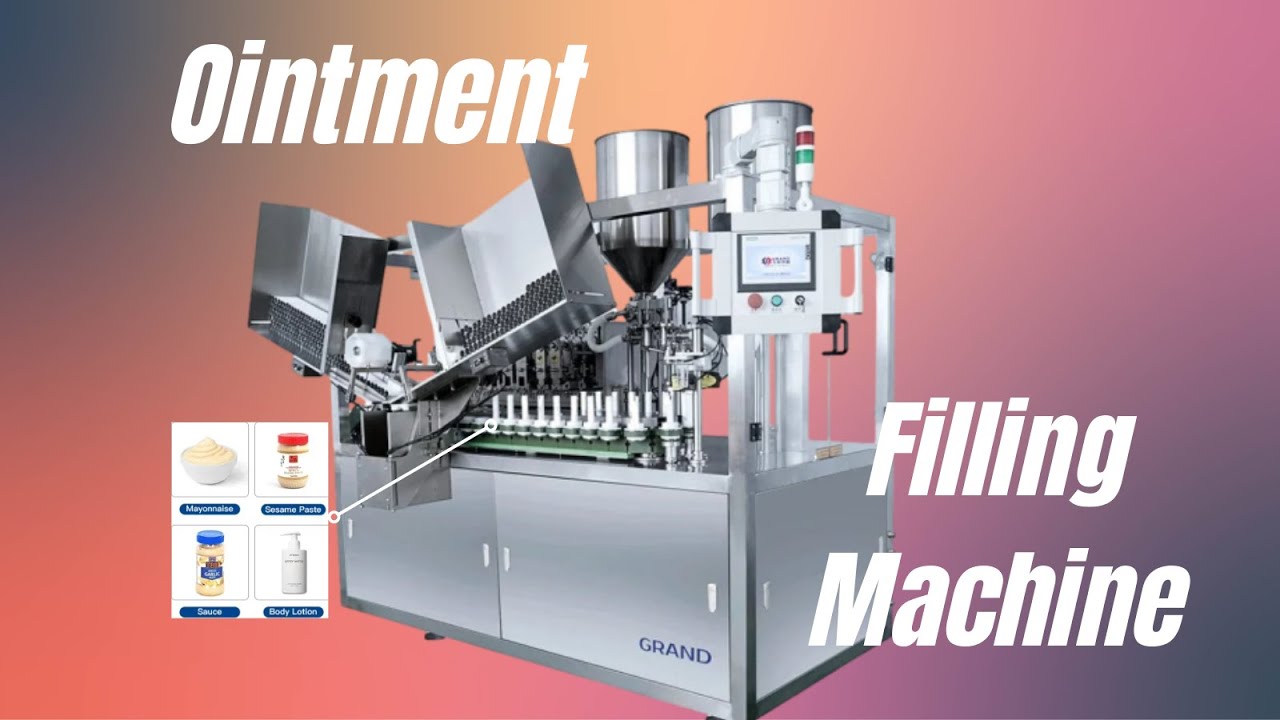 How does the most professional Ointment Filling Machine run? - YouTube