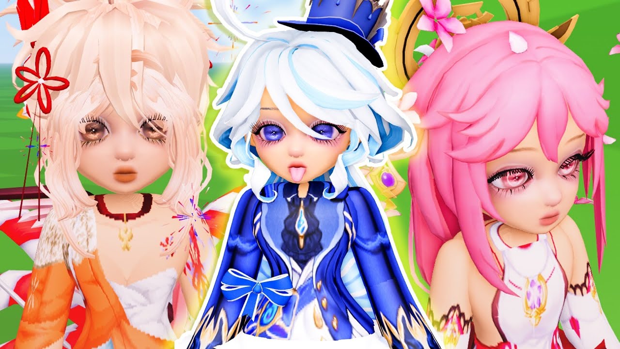 Roblox Realistic Doll Genshin Cosplays - YouTube