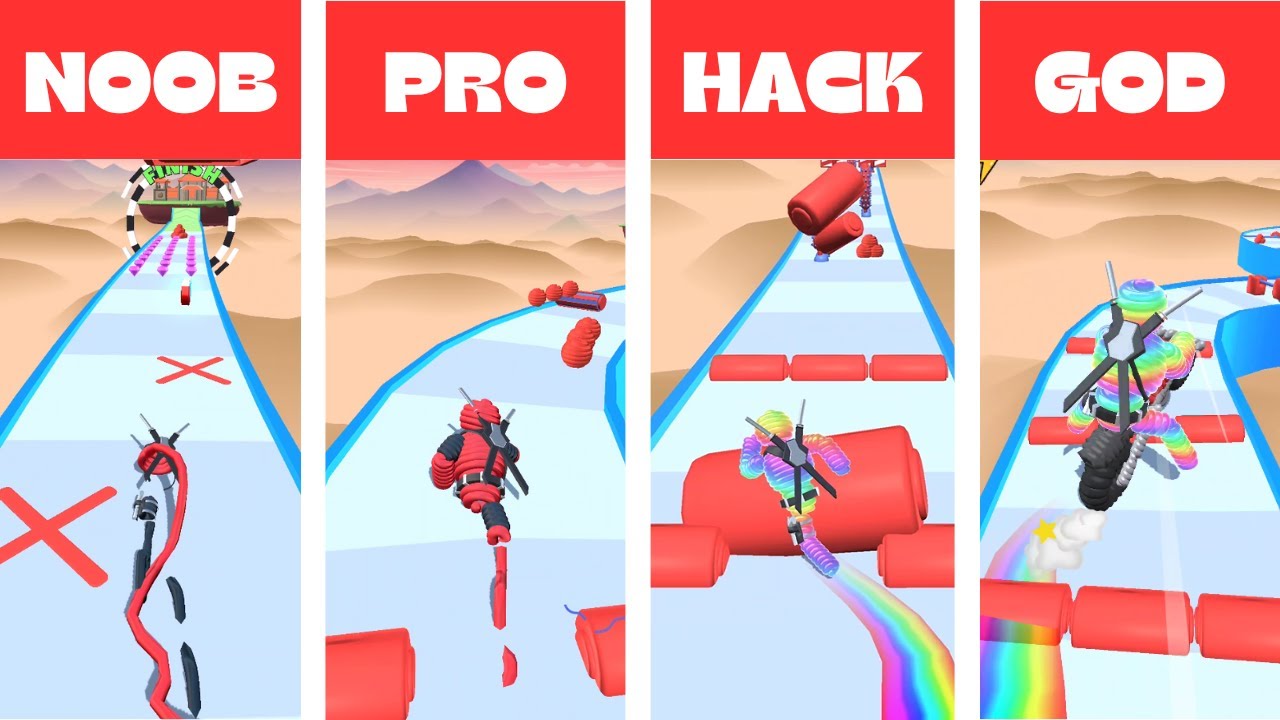 Rope Man - NOOB vs PRO vs HACKER vs GOD : DEADPOOL CHALLENGE - YouTube