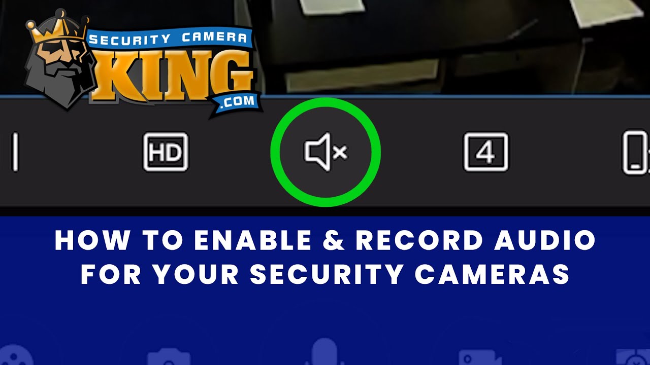 How to Record and Play Back Audio for your Security Cameras - YouTube