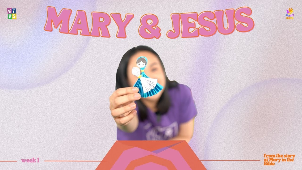 Mary and Baby Jesus | Craft for Kids with Bible Lesson - YouTube