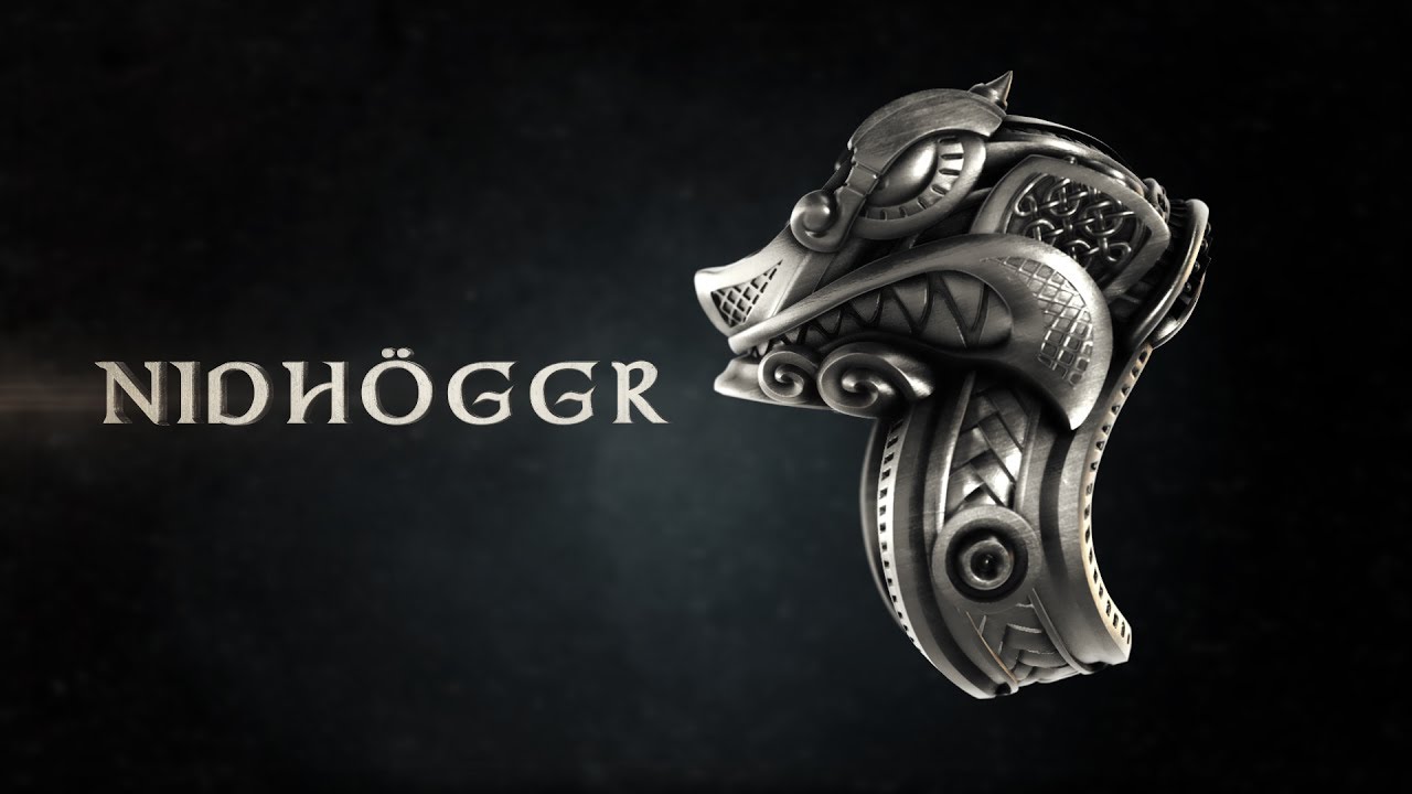 NIDHÖGGR Ring - by Skull-Jewels.com - YouTube
