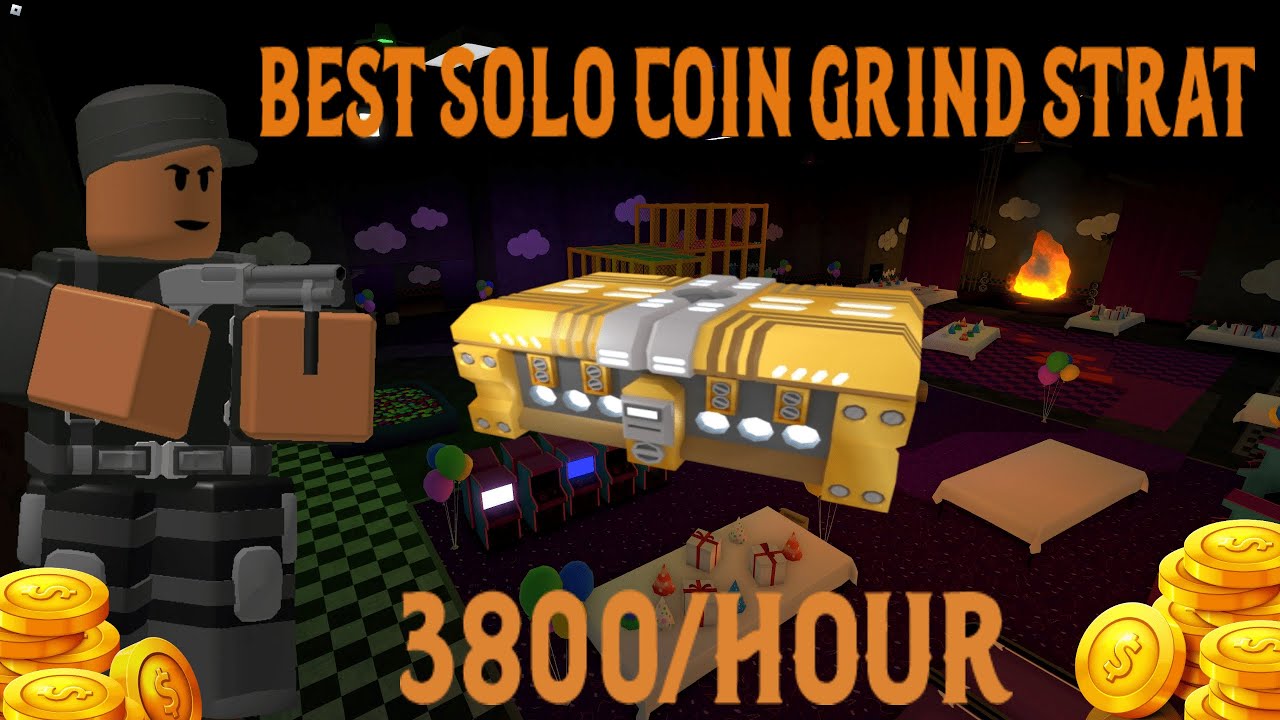 {3800 PER HOUR} | OP SOLO COIN GRIND STRAT | Tower Defense Simulator ...