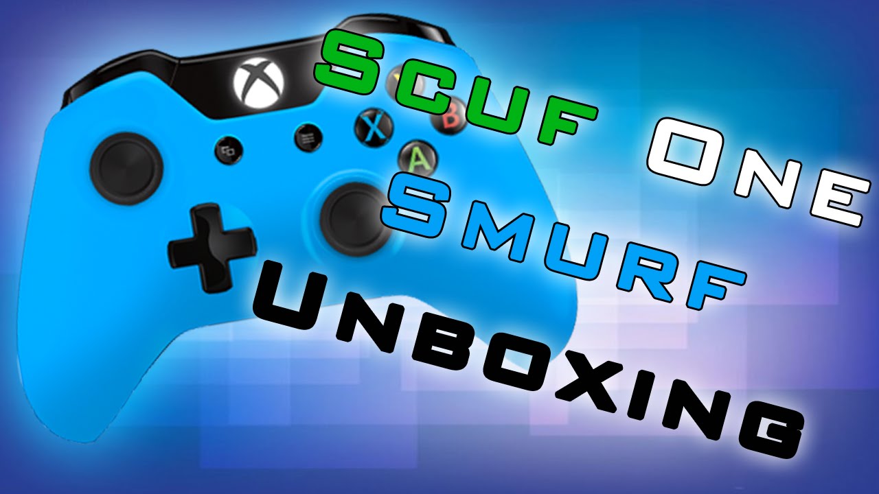 Scuf One Smurf Controller Unboxing - YouTube
