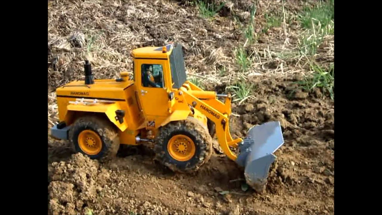 RC wheel loader Hanomag 66C Part 5 - YouTube