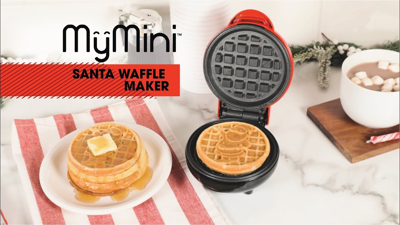 MWFSNTCLSWM5RD | MyMini™ Santa Waffle Maker - YouTube