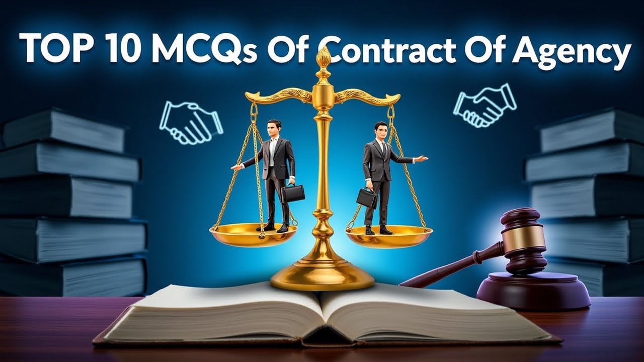 Contracts of Agency | Top 10 MCQ Logical Analysis Inference Conclusion ...