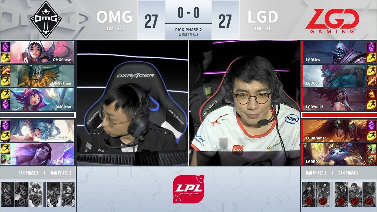 【LPL夏季賽】第3週 OMG vs LGD #1 - YouTube