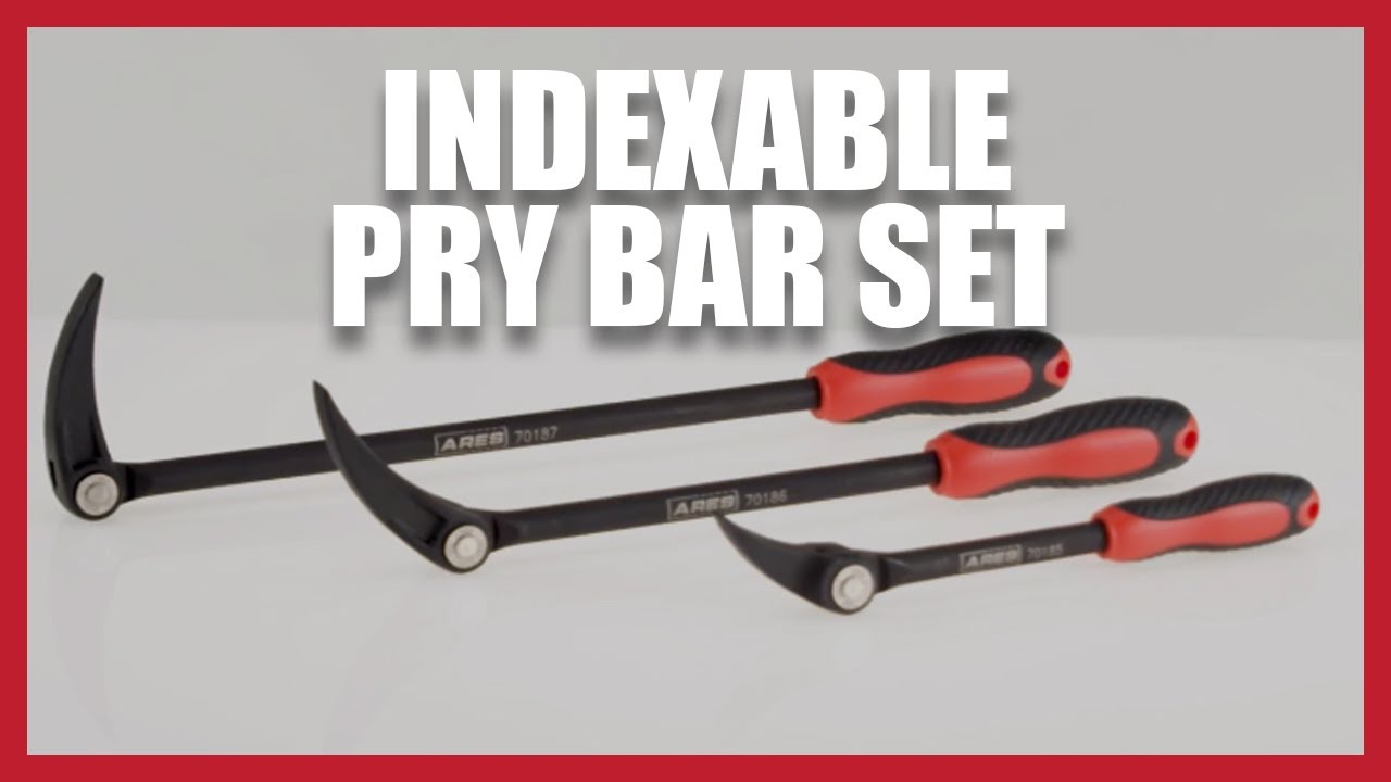 ARES 70184 | 3-Piece Indexable Pry Bar Set - YouTube
