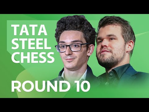 Tata Steel Chess Tournament 2022 - Round 10 | Hosts Naroditsky and Steil-Antoni