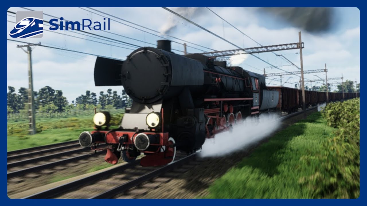 Steam train! | SimRail Ty2 tutorial scenario - YouTube