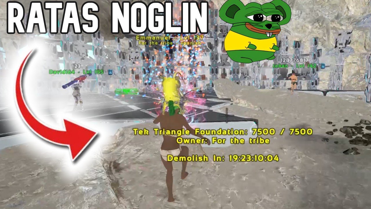 INFILTRATE THE CAVE WITH 2 NOGLINS | UNLUCKY | Ark Official PvP 🍭 - YouTube