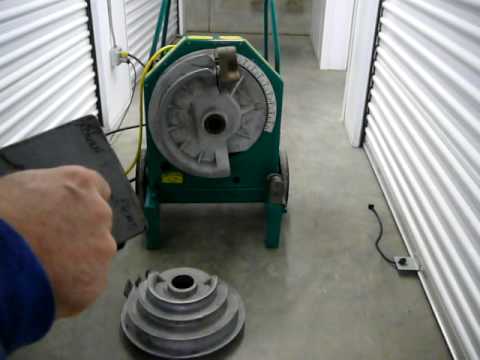 Greenlee 555 classis conduit bender, for rigid conduit.MOV - YouTube