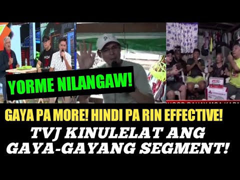 EAT BULAGA OG: YORME NILANGAW! TVJ KINULELAT ANG GAYA-GAYA NYANG ...