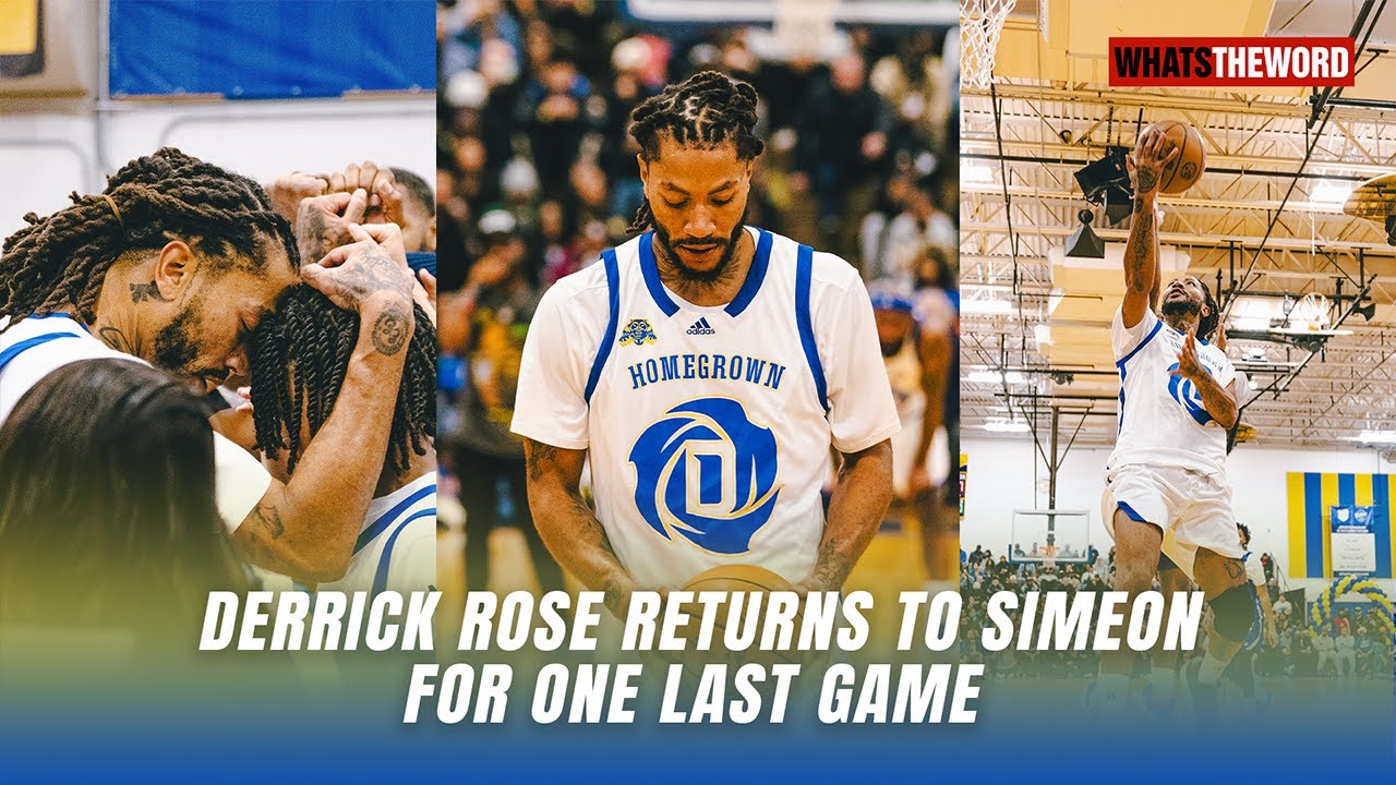 Derrick Rose Returns to Simeon for One Last Game | VLOG - YouTube