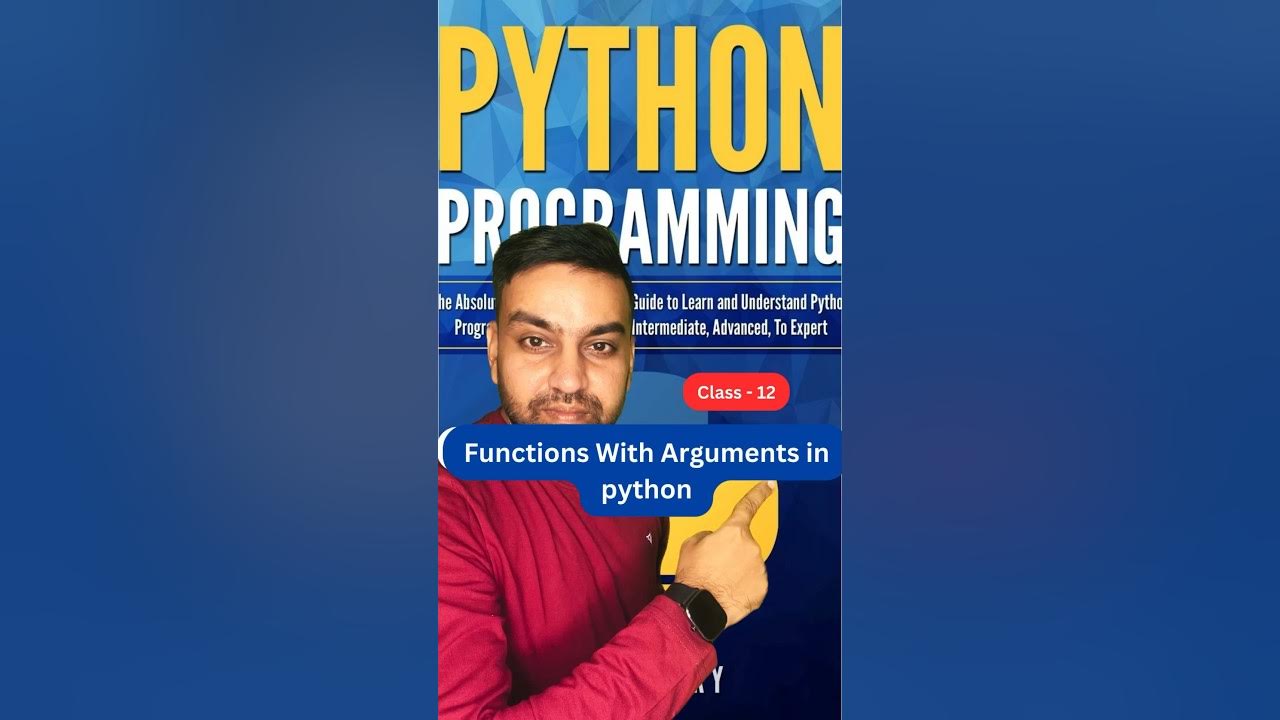 🔴 Class 12 How To Pass Arguments To Function In Python Python Functionsinpython Youtube
