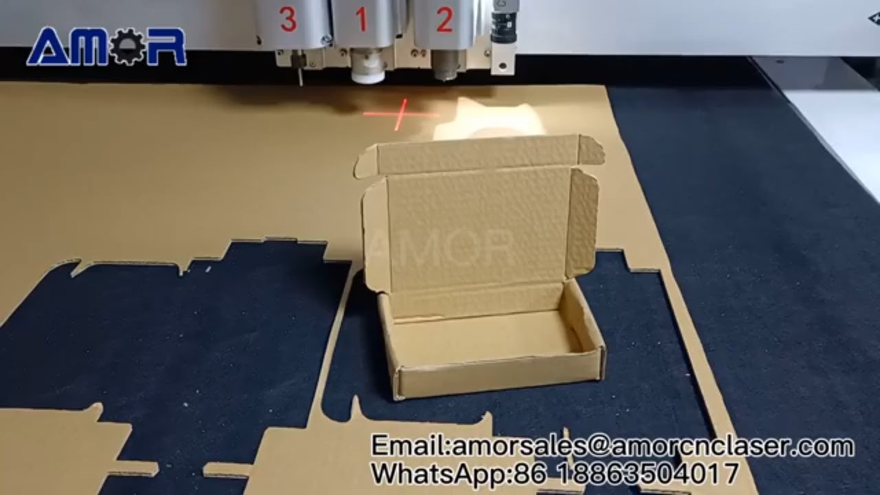 Cutting And Creasing Corrugated Cardboard for Custom Cardboard Boxes ...