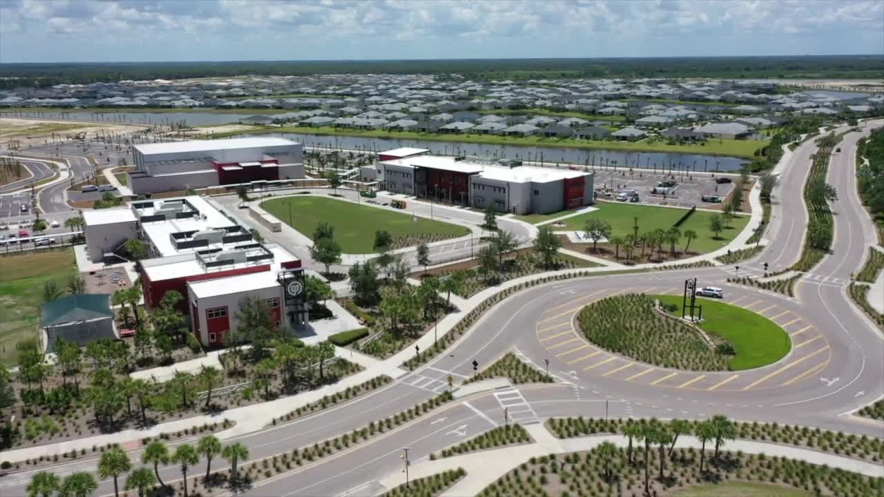 New Babcock Ranch campus opens to students - YouTube