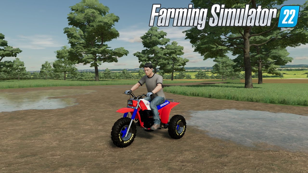 FS22 Rare Mods Honda ATC-200X Farming Simulator 22 - YouTube