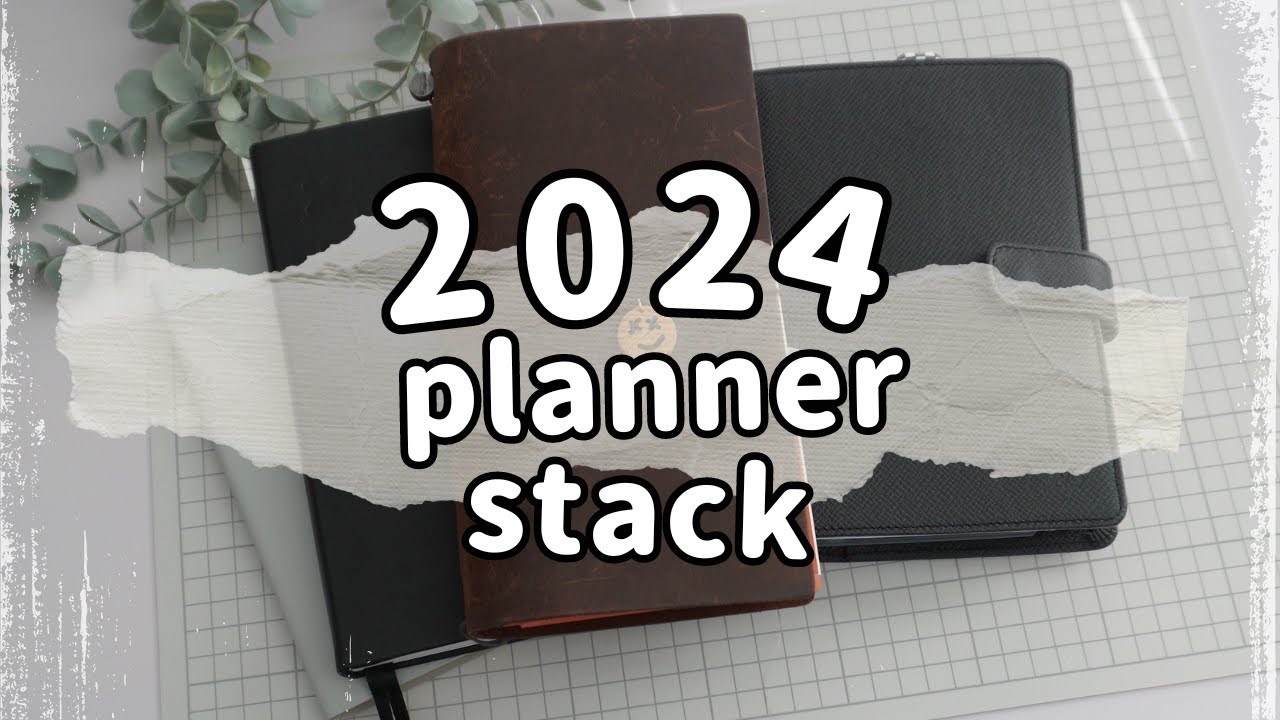 2024 Planner Stack | Personal Rings, Standard TN, X's Notebook & Nolty ...