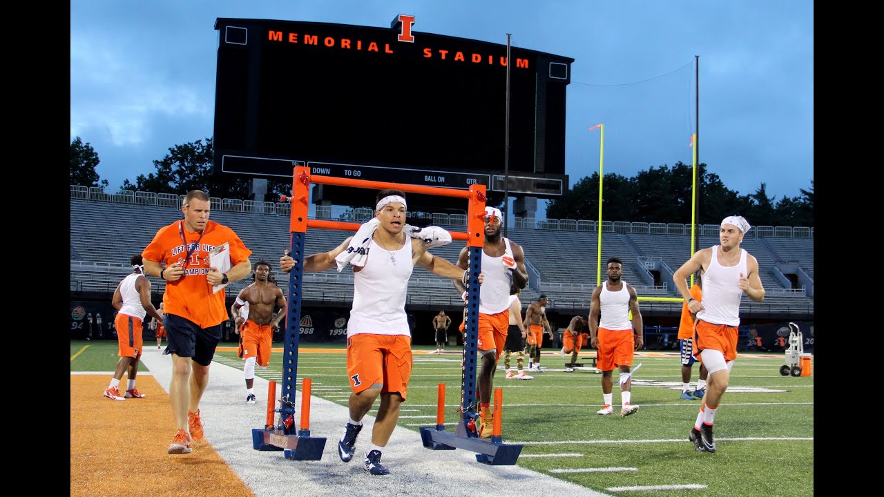 Illinois Football Lift for Life 2015 - YouTube