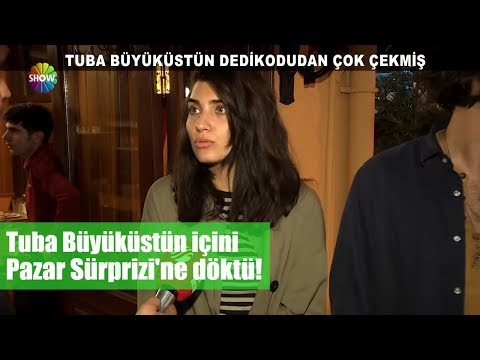Tuba Büyüküstün içini Pazar Sürprizi'ne döktü!