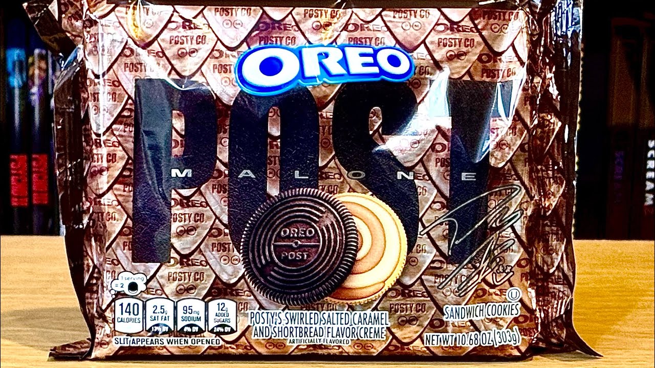 Tasting the NEW Post Malone Oreo Cookies - YouTube