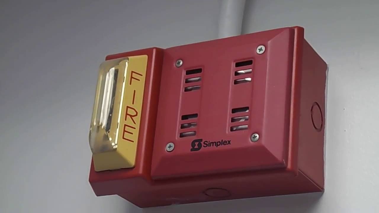 Simplex 4903-9105+9840 Fire Alarm - YouTube
