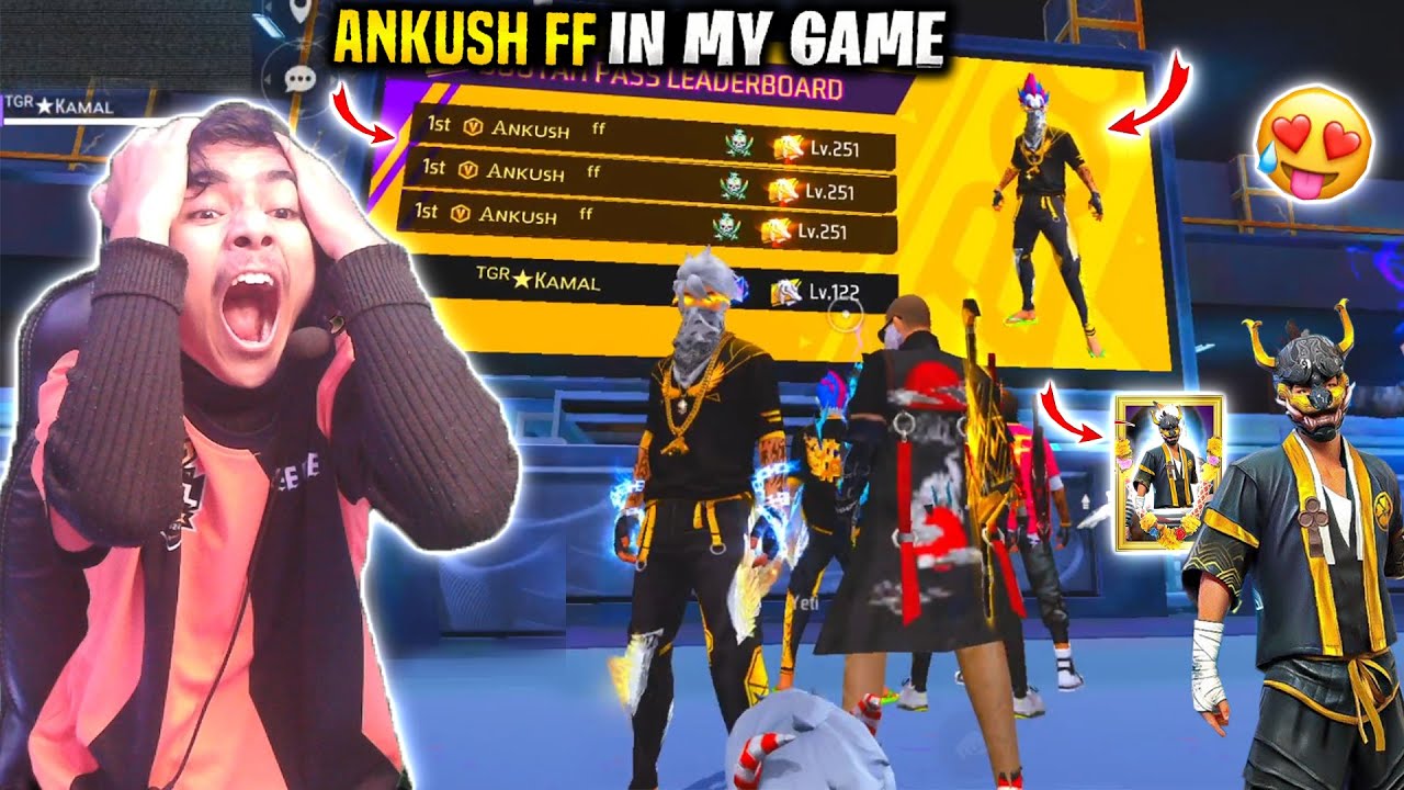 Ankush ff gamer squad in my ranked match😱 solo vs squad against ankush ...