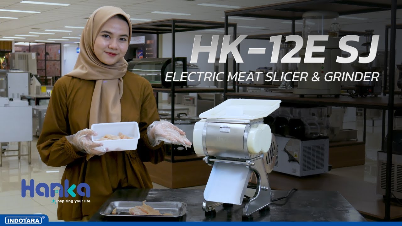 MENGIRIS DAN MENGGILING DAGING DALAM 1 MESIN - HANKA ELECTRIC MEAT ...