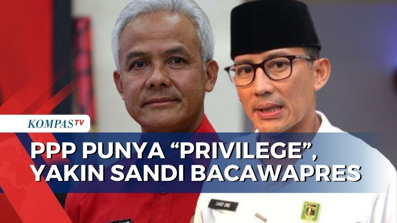 PPP Optimis Sandiaga Uno Jadi Bacawapres Ganjar, Karena... - YouTube