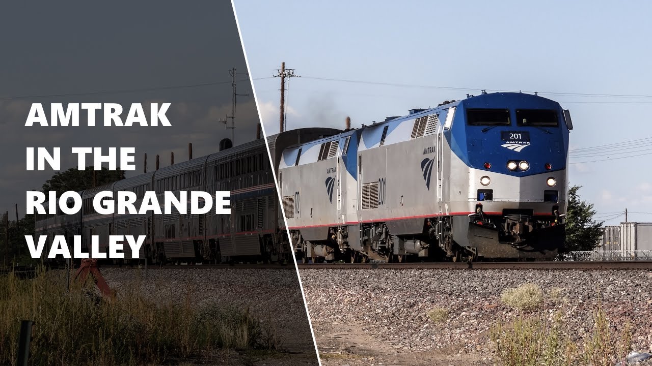 Amtrak trains in the New Mexico Rio Grande Valley - YouTube