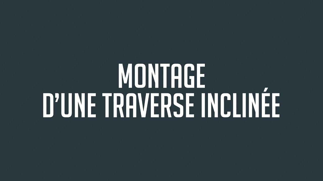[Montage du rayonnage Ad'vance] : Traverse inclinée - YouTube