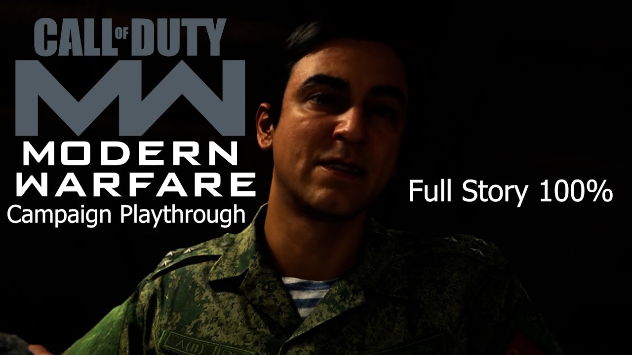 COD MW Campaign Playthrough (full story) - YouTube