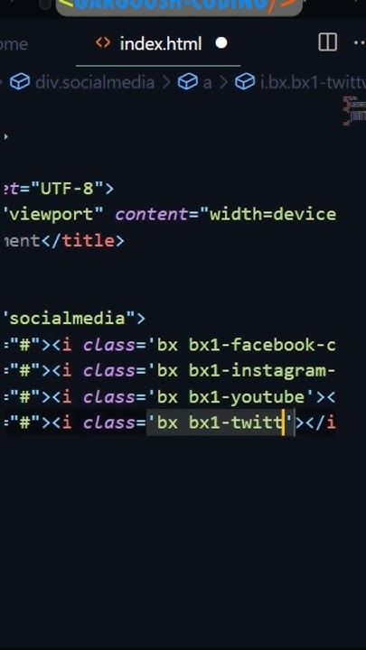 Social-Media links Hover in HTML and CSS #html #css #programming #webdesigner #webdeveloping ...