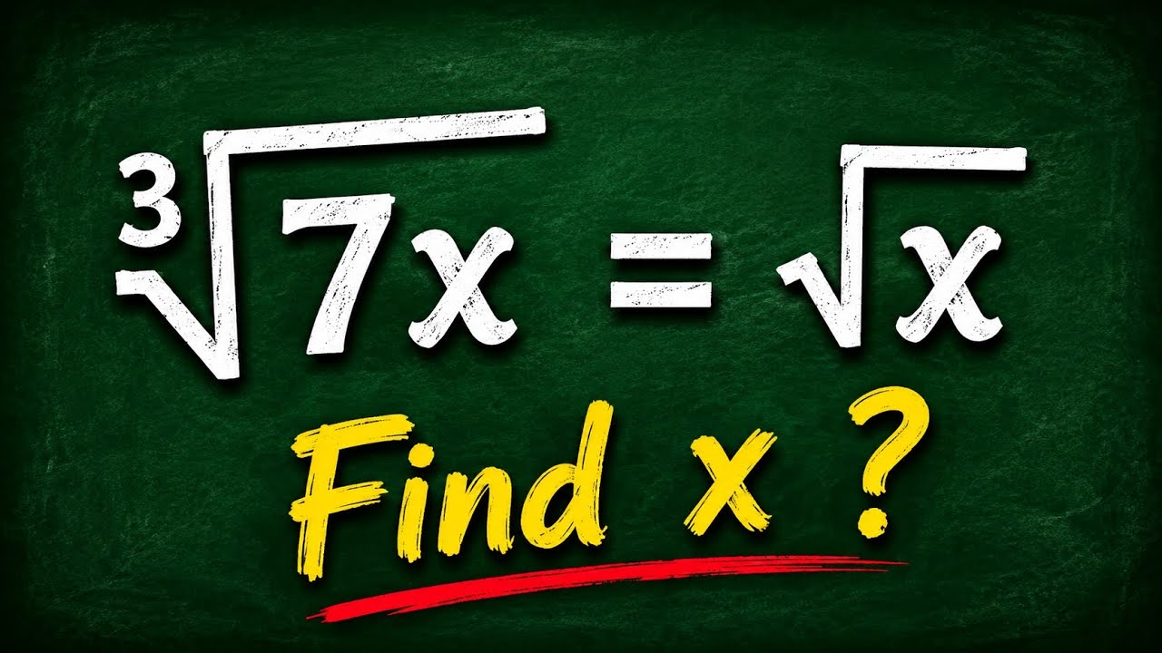 Solving Radical Equations with Different Indices | SAT, ACT, GCSE Maths ...