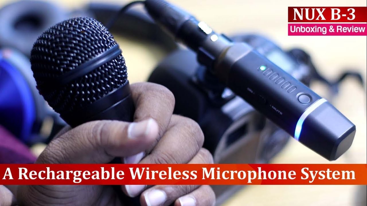 NUX B-3 ! A Rechargeable Wireless Microphone System for DSLR & Mixture ...